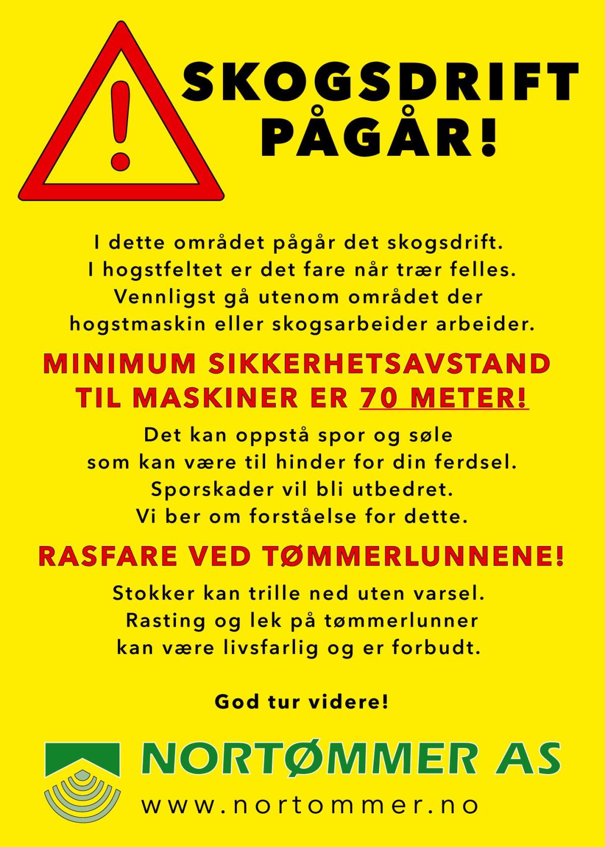 Varsel om skogsdrift ved Bydalen - Mjåvann våren 2023 - Tvedestrand kommune